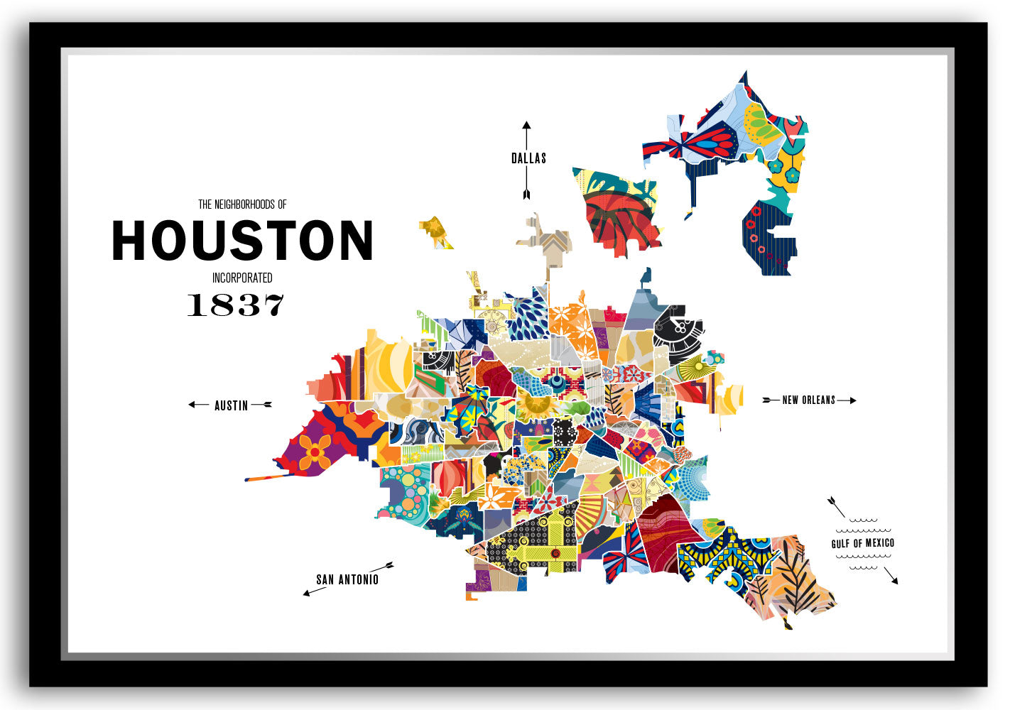 City Of Houston Neighborhood Map